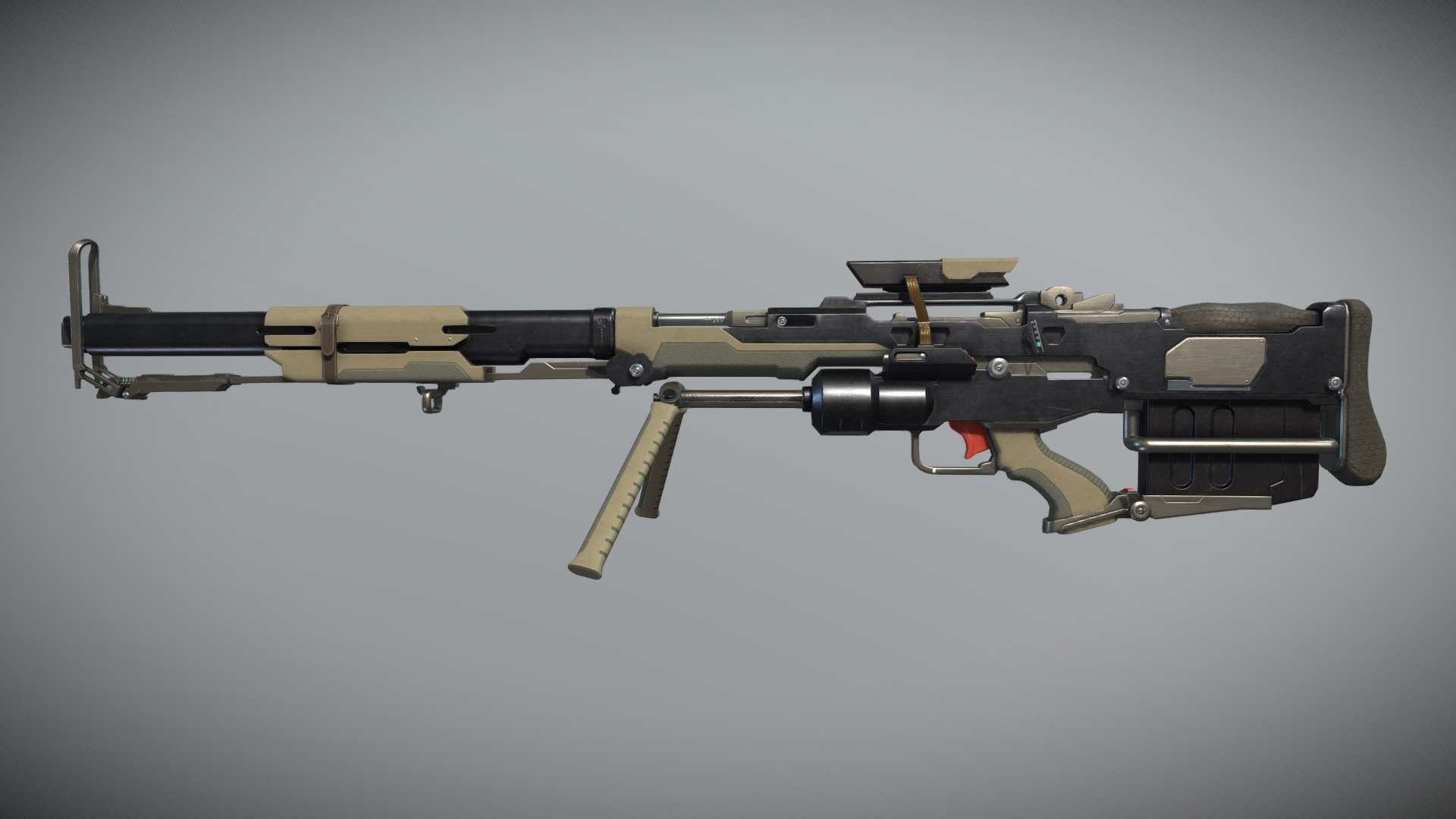 AT Energy Rifle - 3D model by Cedric_Bruley [2bb0bc1] - Sketchfab