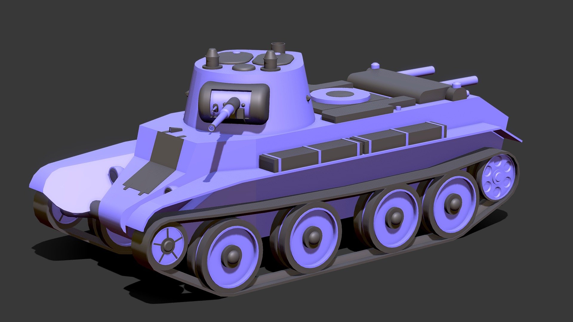 BT-7 - 3D model by L.u.X [2bb1a56] - Sketchfab