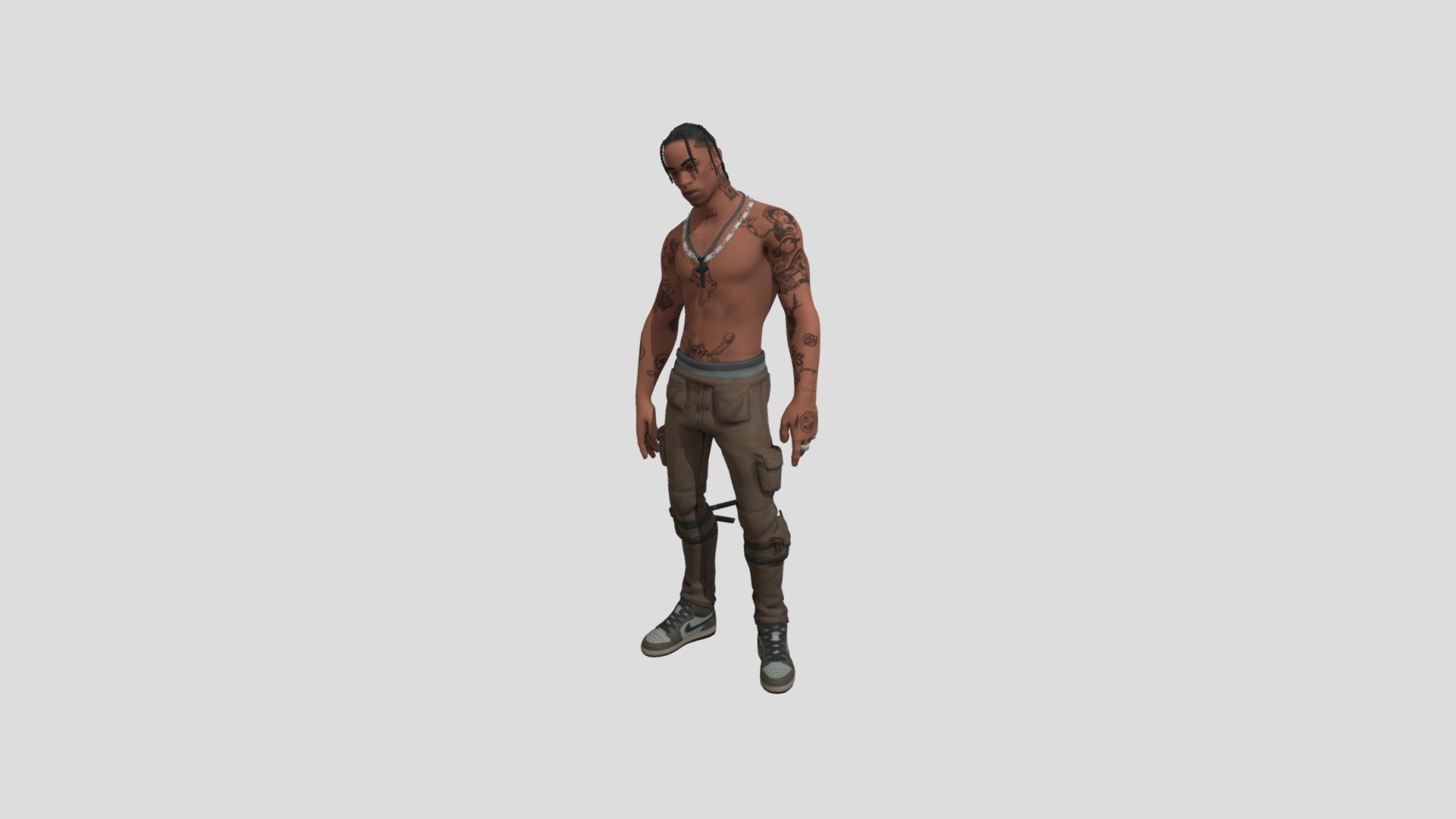 Travis Scott - 3D model by 955674 [2bb2df0] - Sketchfab