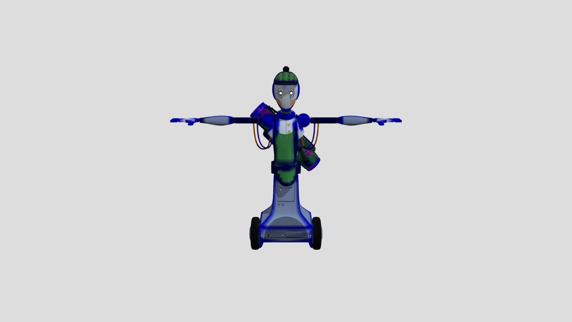 Staff Bot (Golf Caddy Costume) - Download Free 3D model by Fredbear ...
