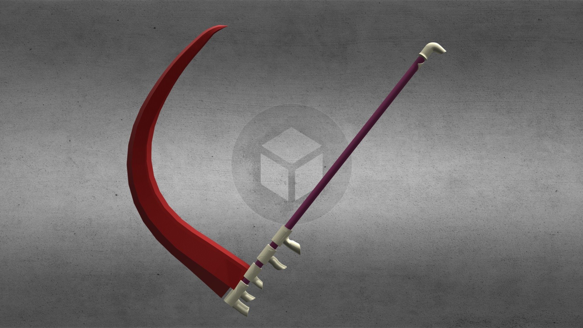 Alex's Scythe - 3D model by Nicole Grant (@KyuubiNicole) [2bb407c ...