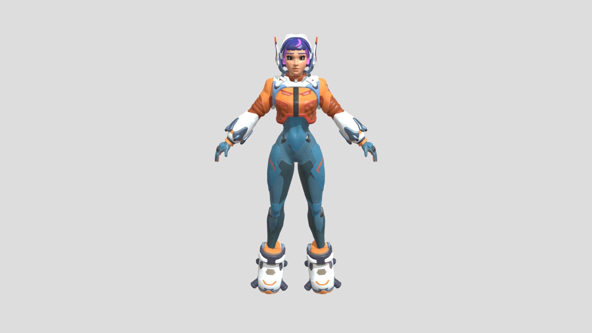 Juno from Overwatch - 3D model by kingslayer4 [2bb73f5] - Sketchfab