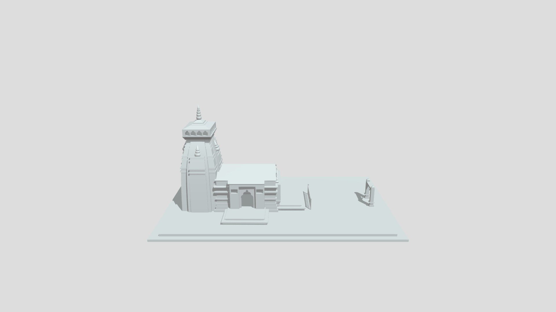Kedarnath Temple - Download Free 3D model by ganeshyadav1423 [2bb791f ...