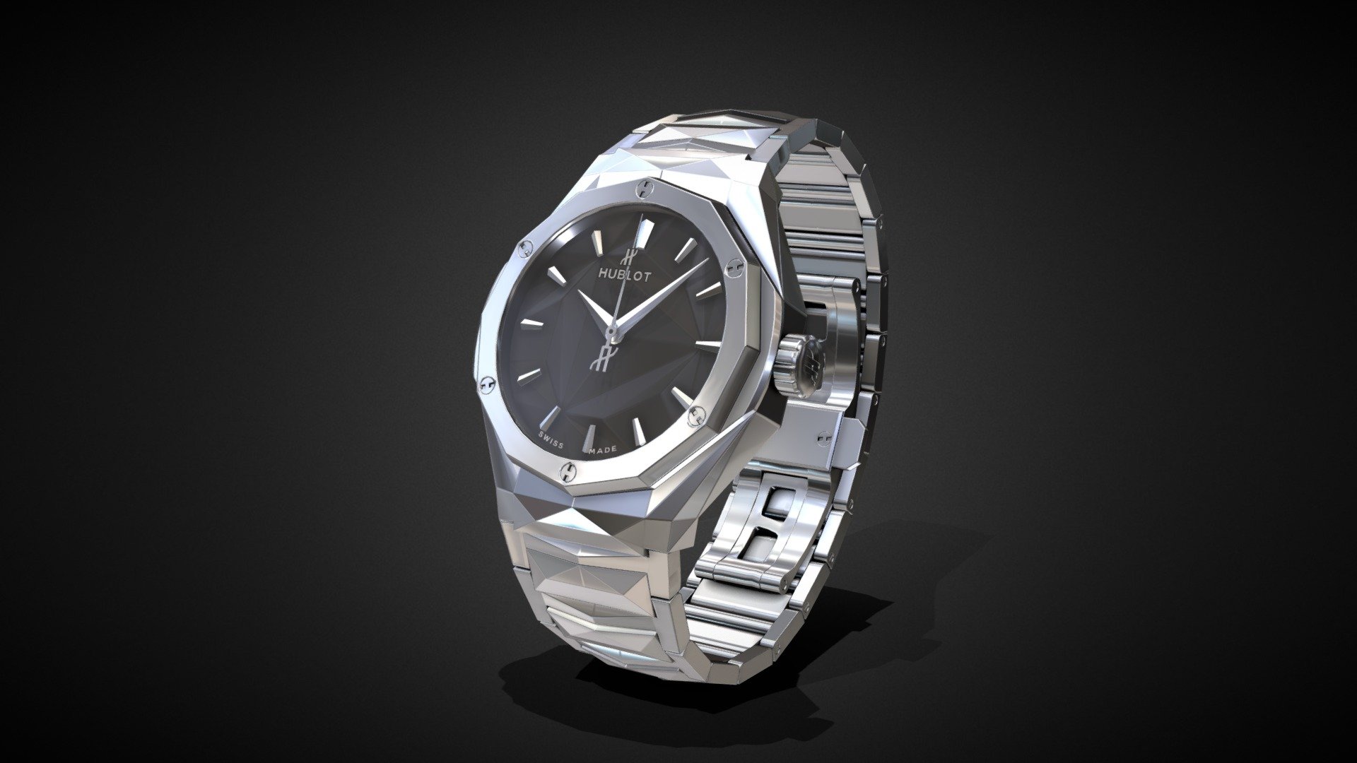 HUBLOT Orlinski titanium - 3D model by Yann Wissang (@yannoch) [2bb8e60 ...