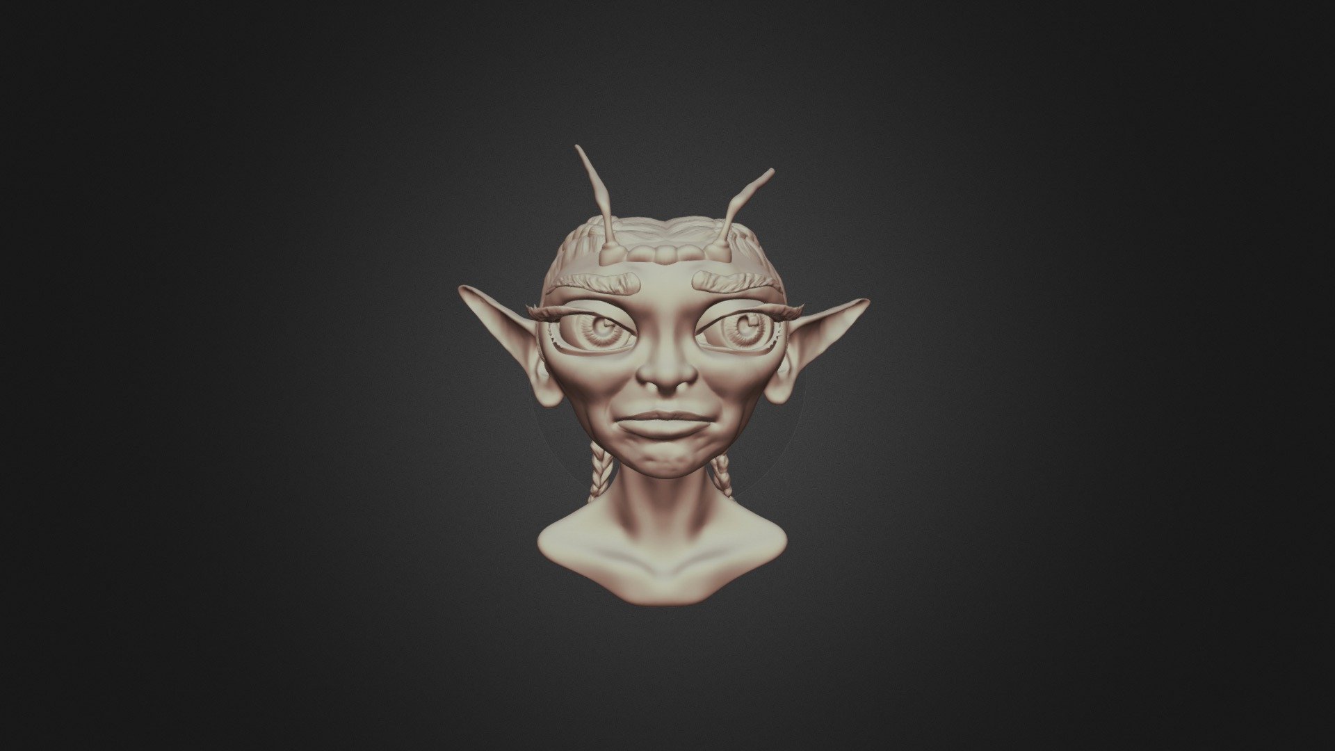 Fairy Sad Expression - 3D model by dawnlonowski [2bbad86] - Sketchfab