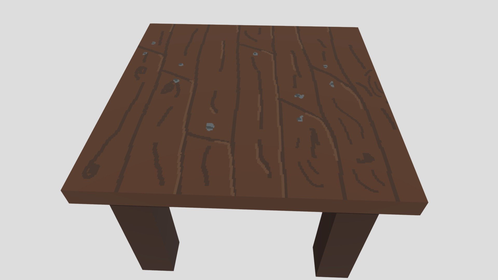 Wooden Table - Blockbench - 3D model by ozibuyensin [2bbb243] - Sketchfab