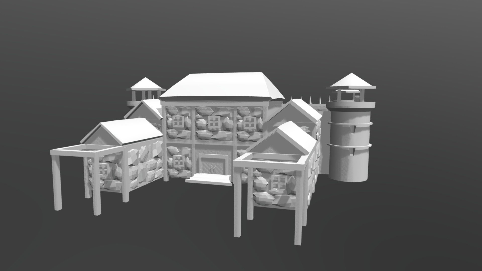 Barracks - 3D model by pweden [2bbc068] - Sketchfab