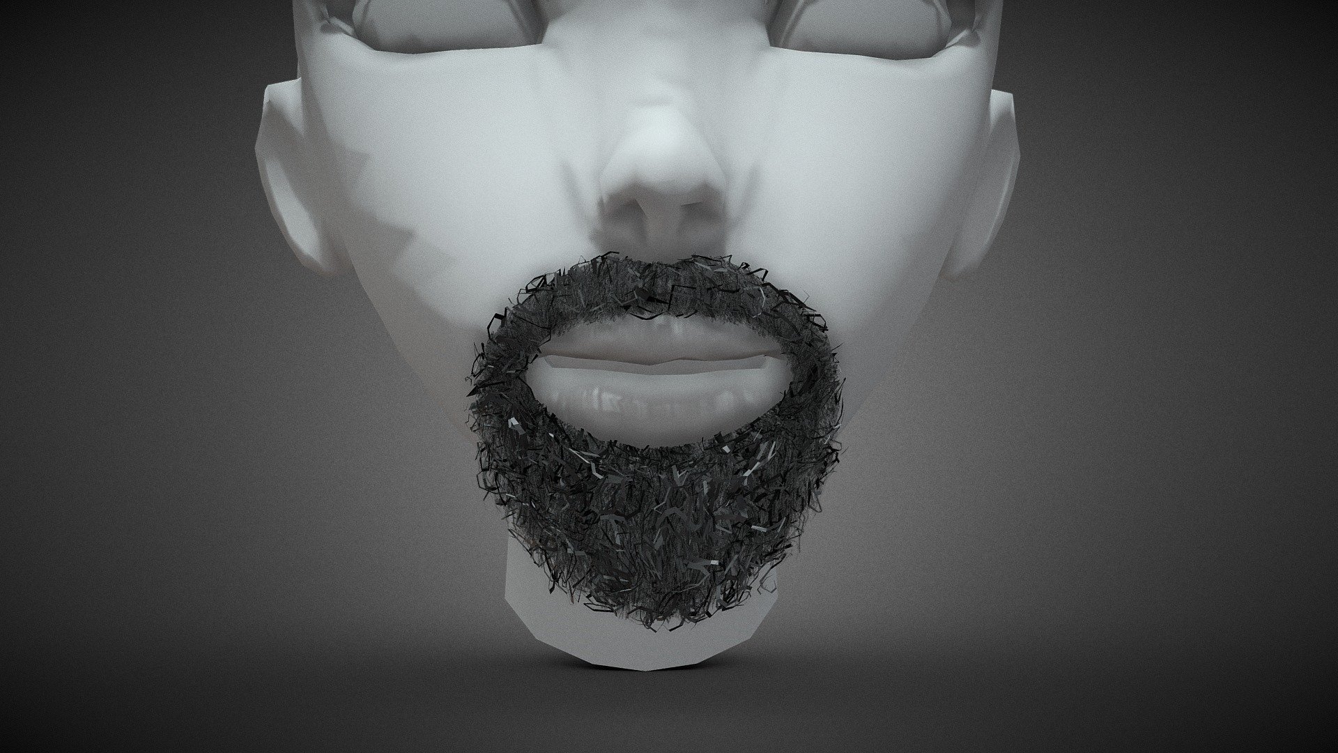Facial Hair Cards Style 8 - Curly Circle Beard - Buy Royalty Free 3D ...
