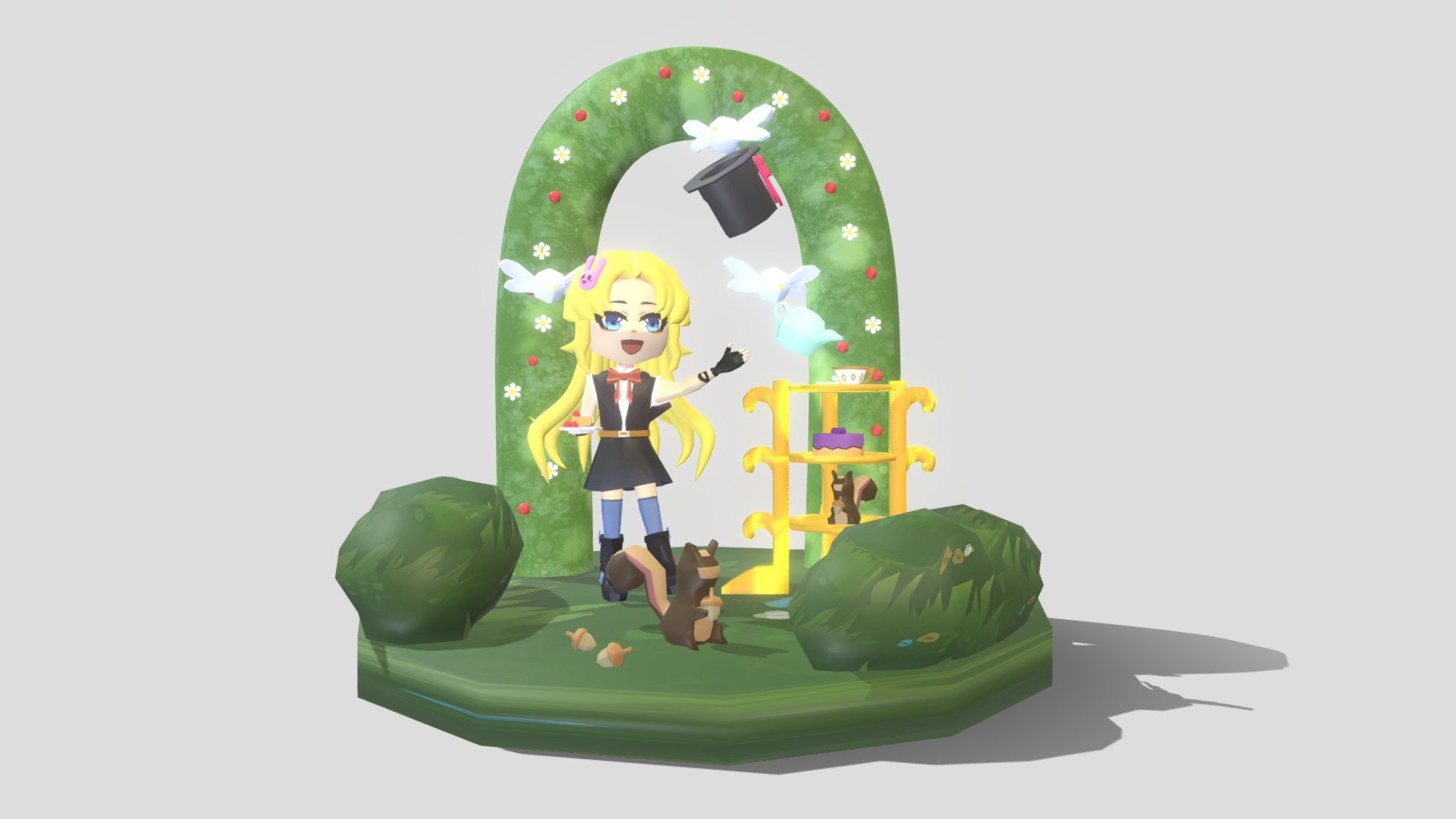 Sally Model - 3D model by SallyZadine [2bbd9a3] - Sketchfab
