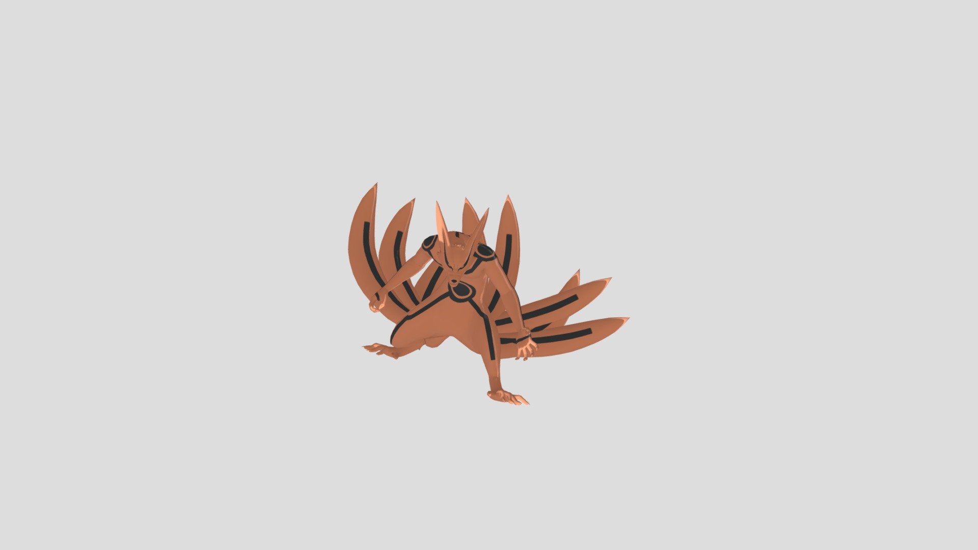 Nine Tails - Download Free 3D model by deiongordon58 [2bbe1d5] - Sketchfab