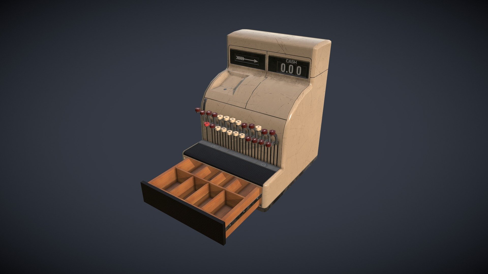 Cash Register 02 - 3D model by Staralfar [2bbf774] - Sketchfab