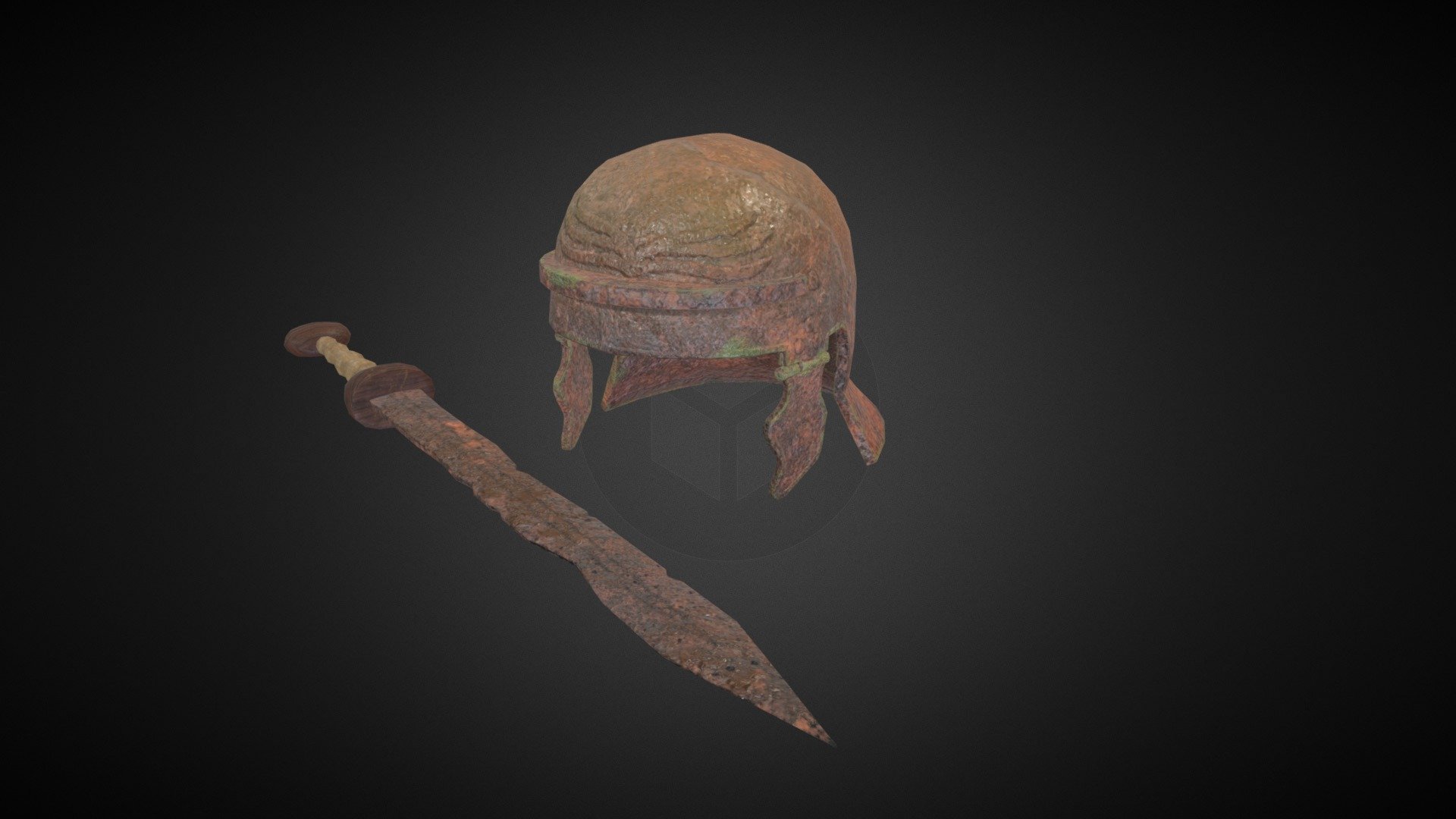 Rusty Roman Gears - Download Free 3D model by cedric4296 [2bc6555 ...