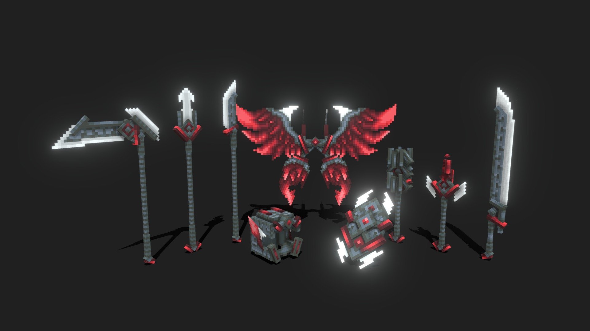 Ragnarok Pack Vol.2 - 3D model by Polygony (@polygonymc) [2bc7153 ...