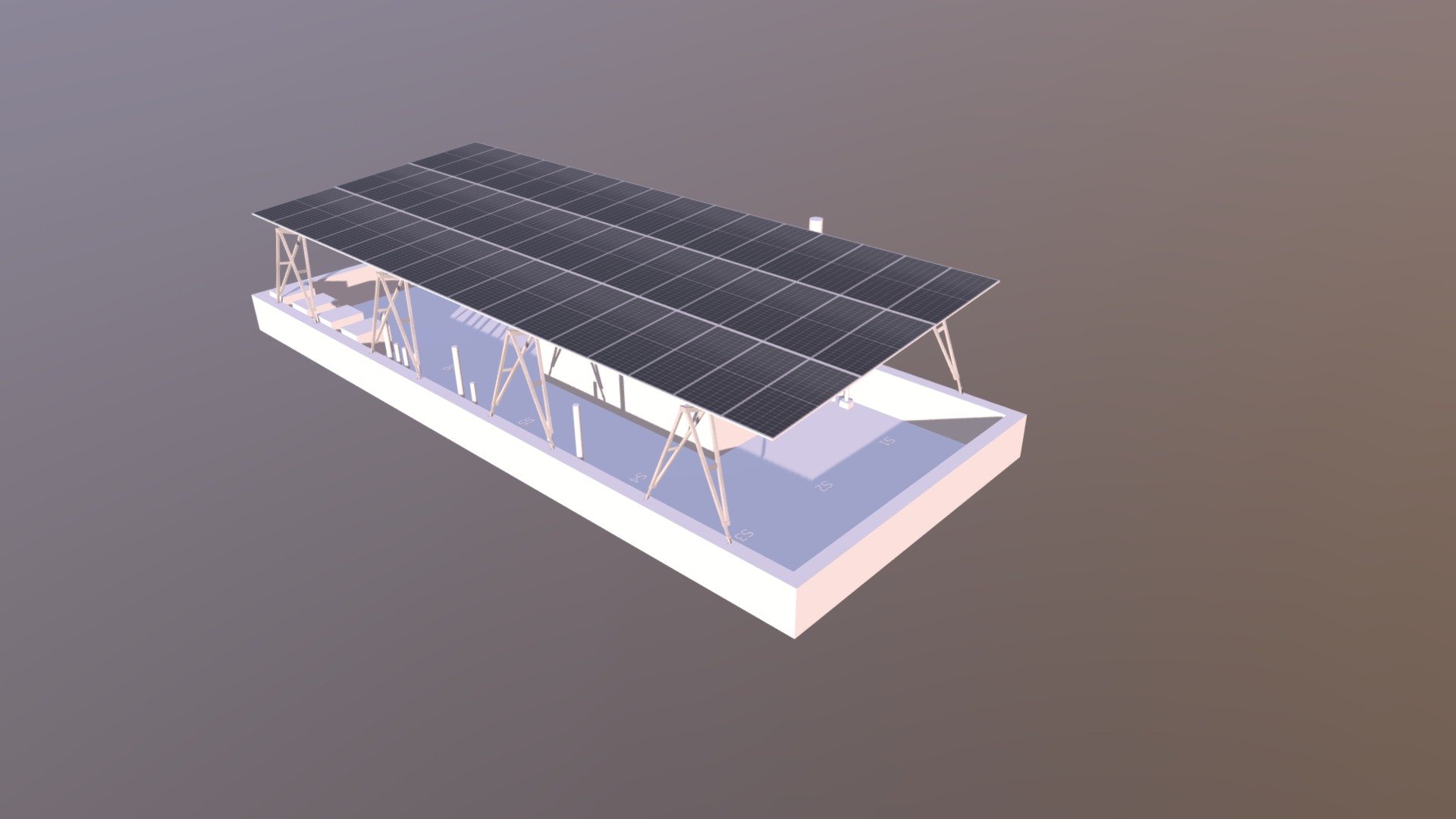 13 Melrose St 48 Mod 72 Cell Canopy (1) - 3D model by ...