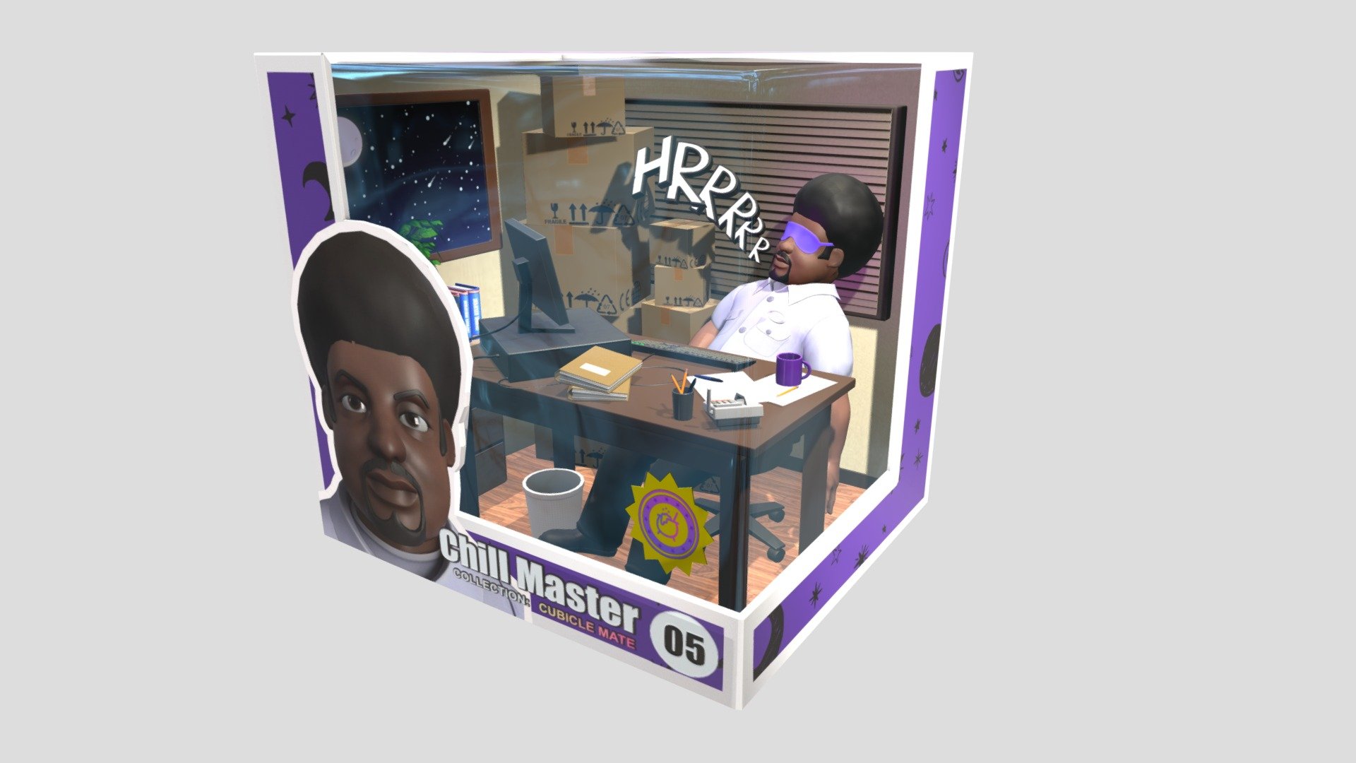05. Chill Master. "Cubicle Mate" collection - 3D model by CubicleMate ...