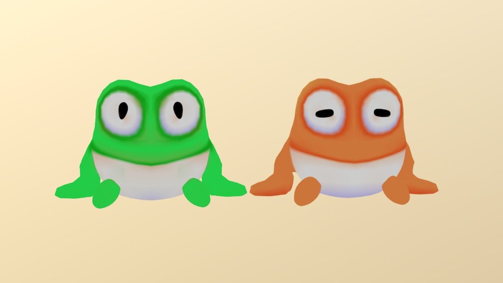 FlipNote Froggies - 3D model by Luis Esteban (@LuisEstebanDraws ...