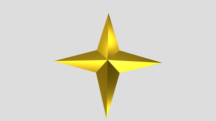 Four-pointed_star 3D models - Sketchfab