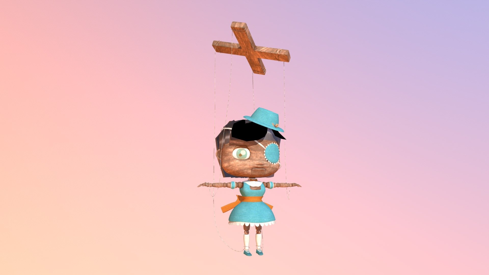 The Miss Puppet - 3D model by jessicatsang [2bc9cef] - Sketchfab