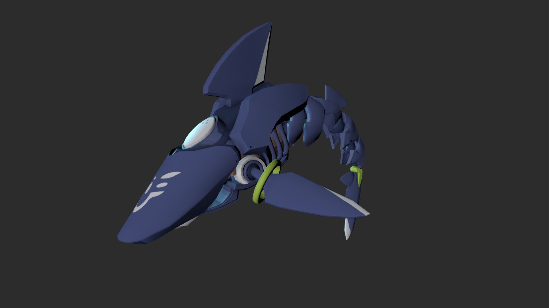 Robot Shark - 3D model by Andrea Cruz (@AndreaCruz) [2bca18f] - Sketchfab