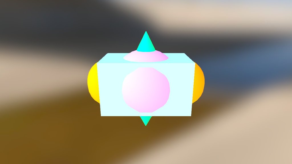 Primitive Box, Sphere and Cone - 3D model by Peralta (@luisperalta ...