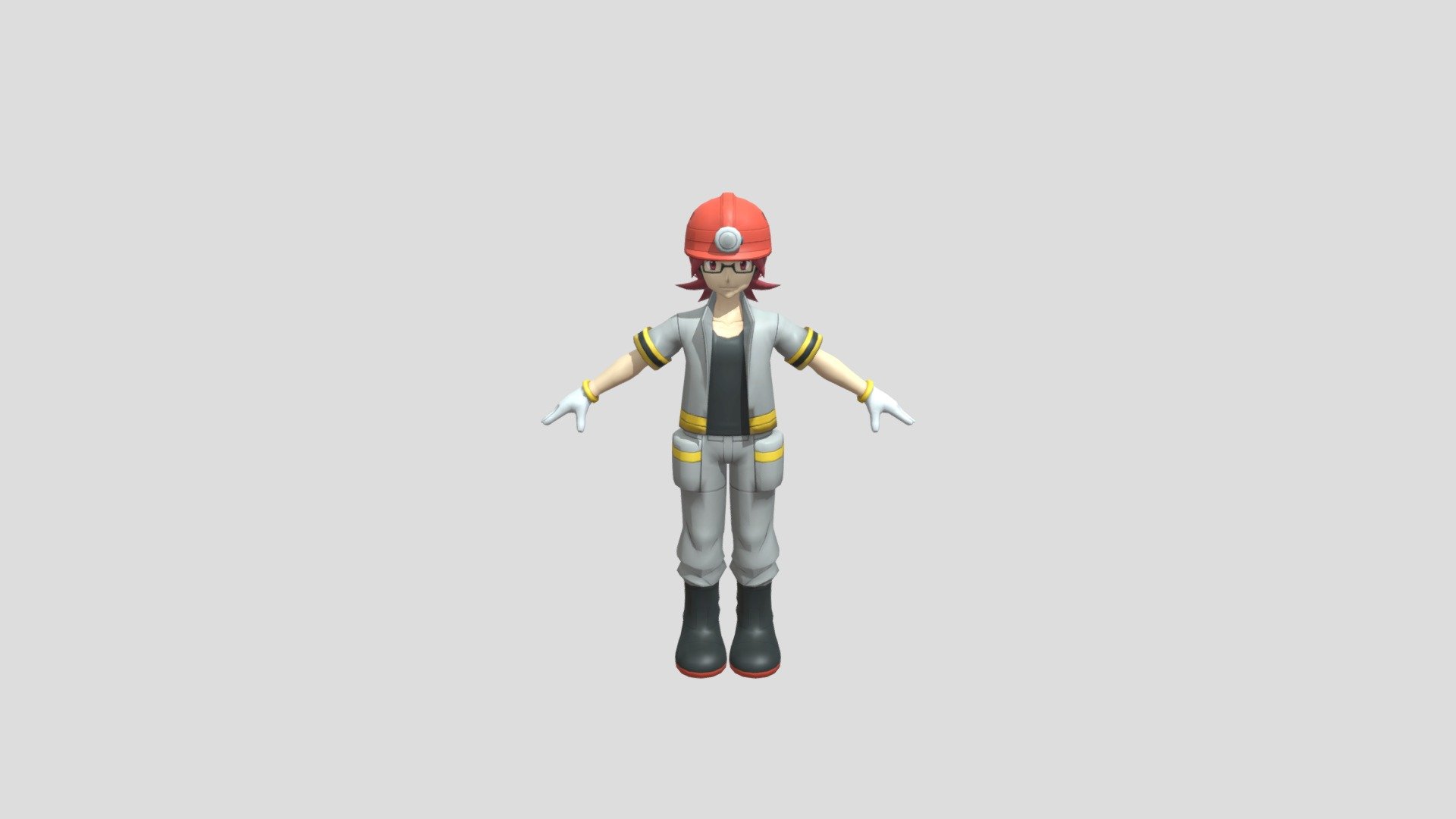 Roark - Pokemon - Download Free 3D model by Chechorams16 [2bcc634 ...