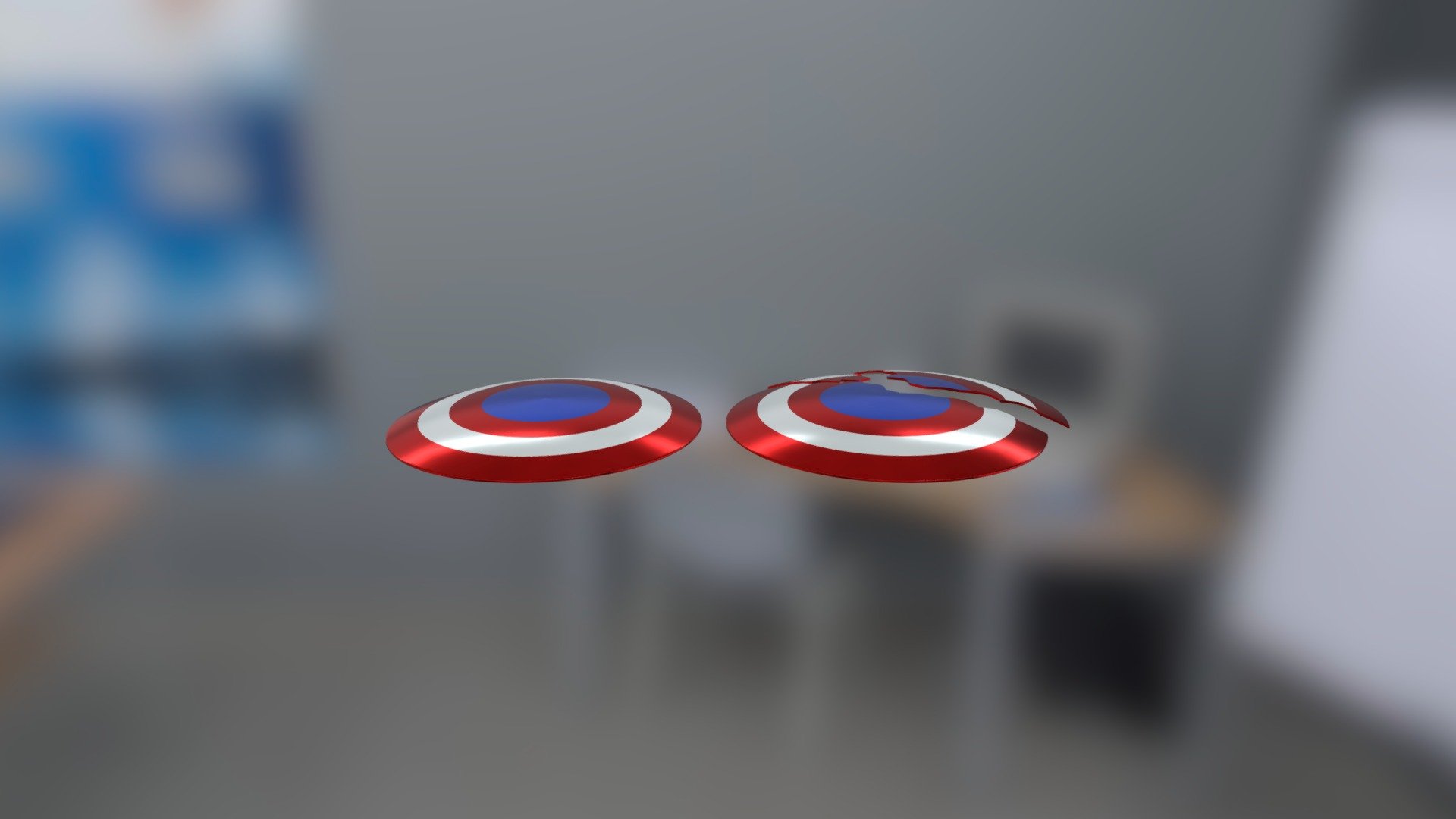 Captain America's Shield - Download Free 3D model by DMN.3D [2bce43b ...