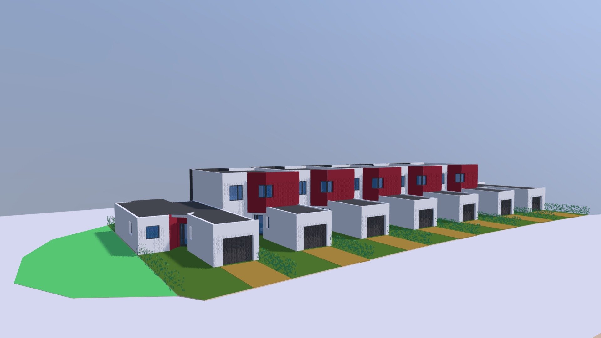 11 maisons à Clouange - 3D model by Philippe Blaise architecte Gard ...