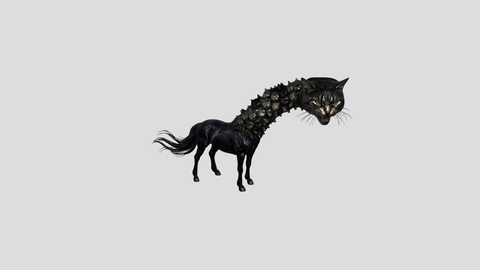 Cat-Headed Steed - 3D model by jaberus2 [2bcf886] - Sketchfab