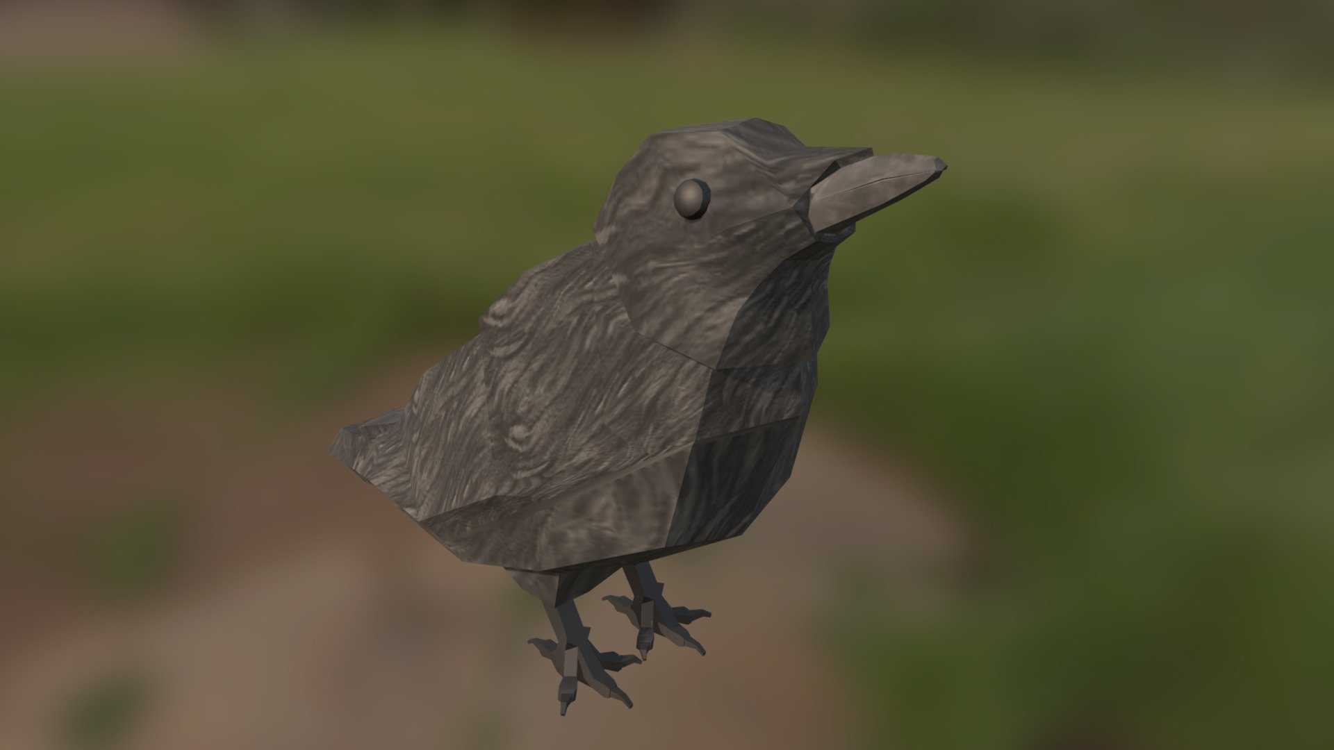 Crow - Download Free 3D model by Fridge (@youssefdarwish01) [2bcfd11 ...