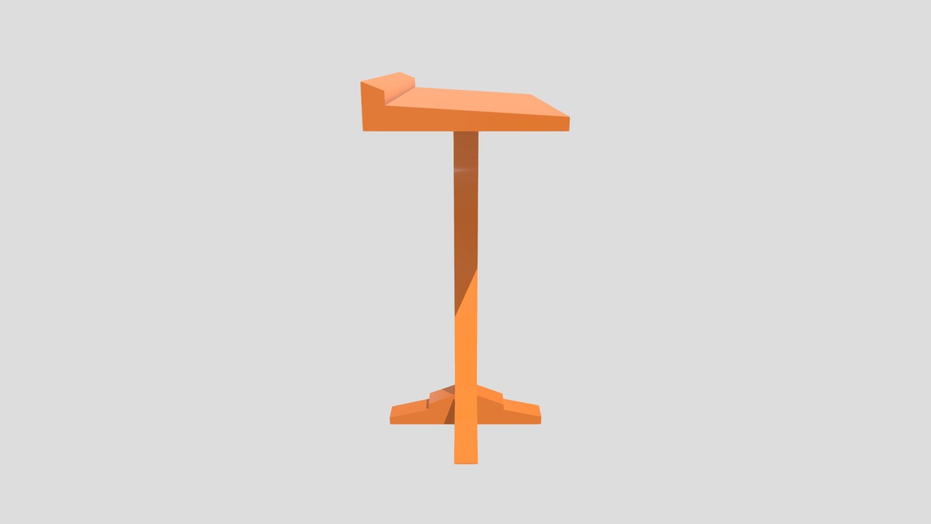 wooden stand - 3D model by 7812rohit [2bd05a5] - Sketchfab