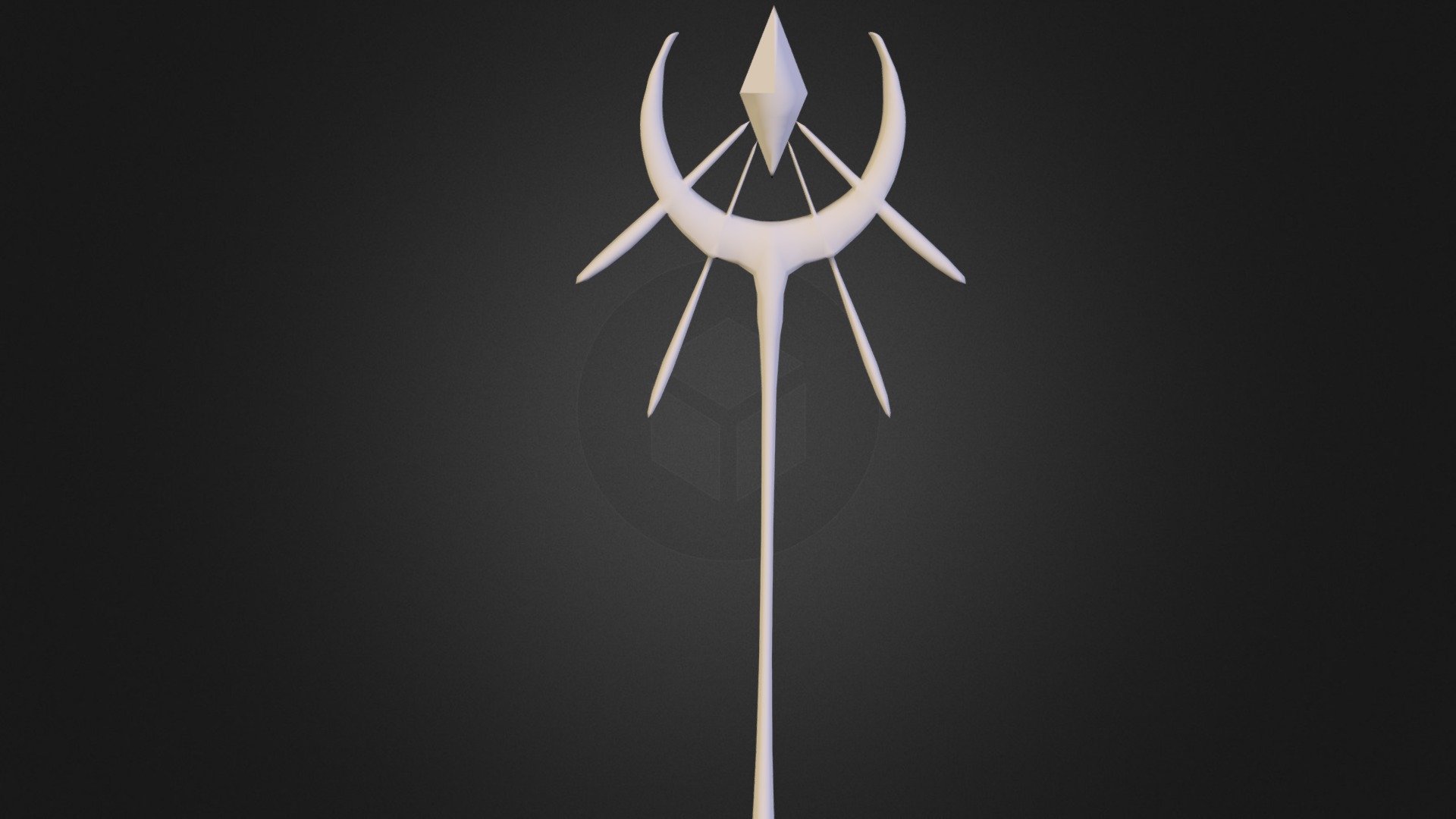 Simple Mage staff - 3D model by davidkramall [2bd098e] - Sketchfab