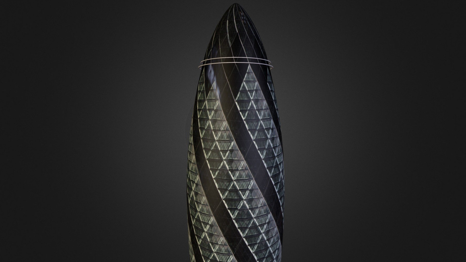 Gherkin Tower - 3D model by Melon 3D (@melon3d) [2bd370a] - Sketchfab