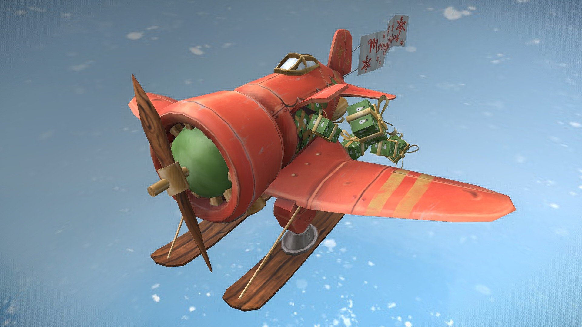 Stylised Plane - Northrop Gamma Polar Star - 3D model by Katrine Riis ...
