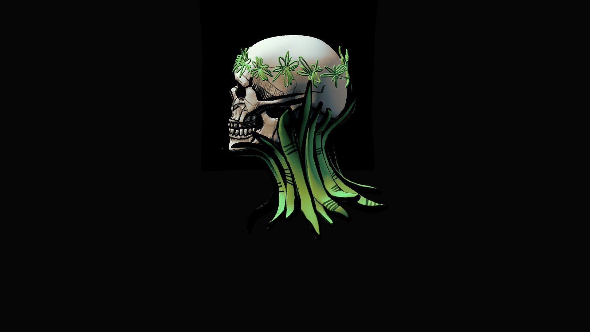 Stylized Skull - 3D model by muschu [2bd3d9d] - Sketchfab