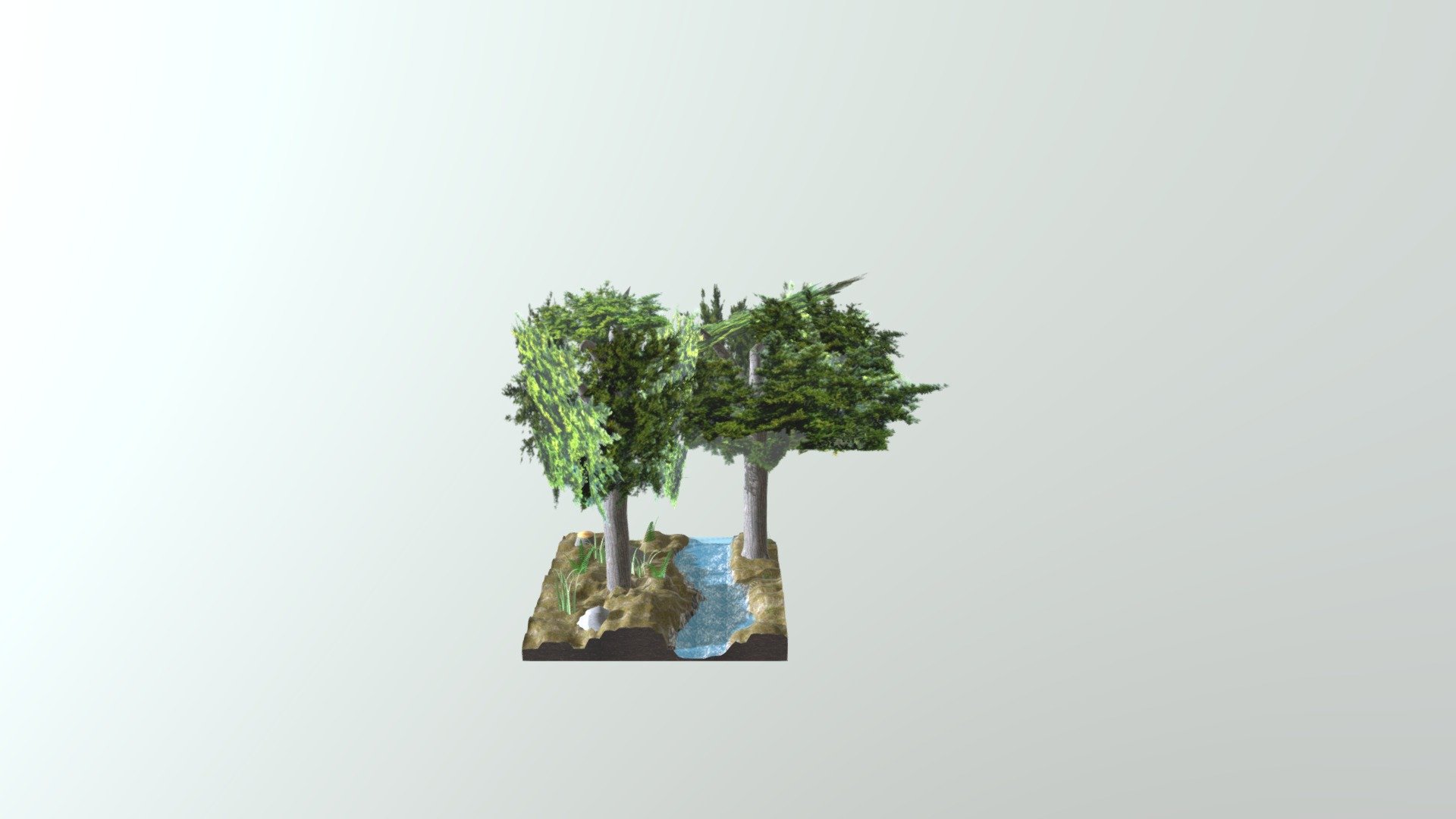 Forest - 3D model by Worlz [2bd44ad] - Sketchfab