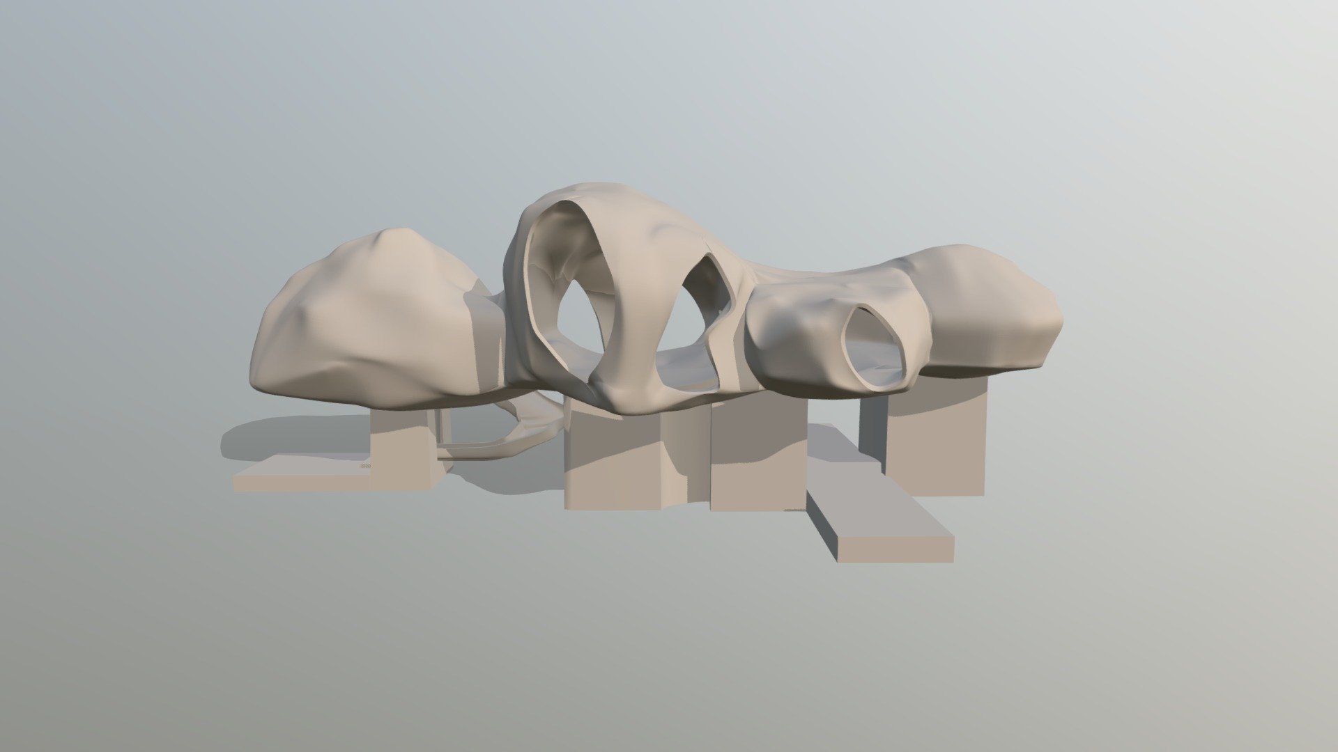 Frederick Kiesler's Endless House - 3D - Download Free 3D model by ...