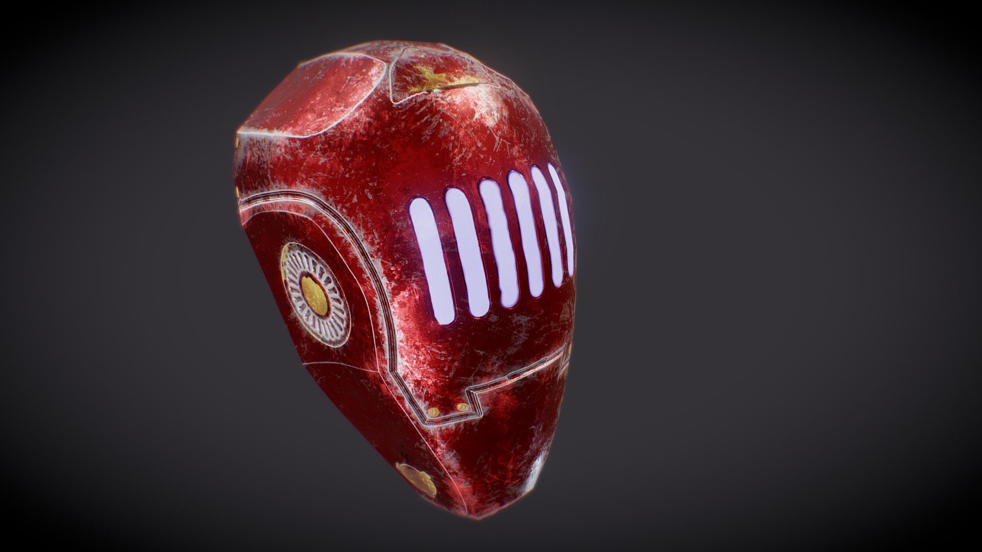 Robot Mask - 3D model by diegosorace [2bd80dc] - Sketchfab