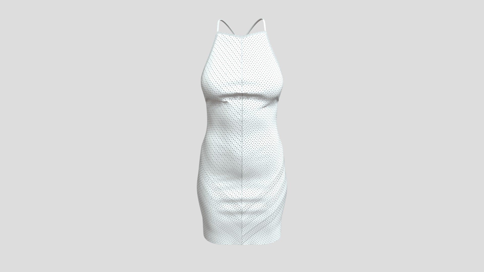 FS SS23 W Openwork Knit Dress Final - 3D model by FS (@itay.arad ...