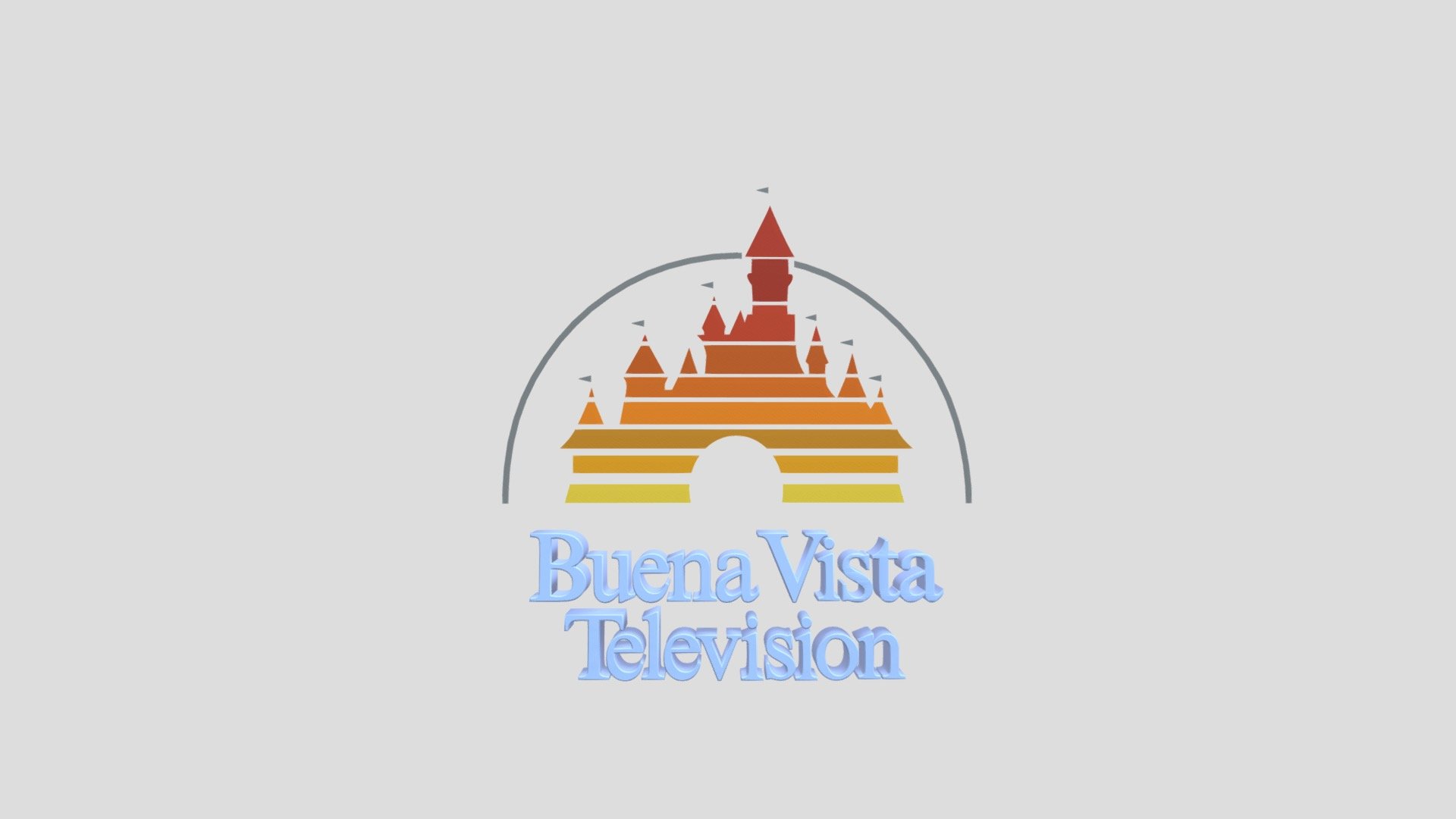 Buena Vista Television logo (1988-1995) Remakes - Download Free 3D ...