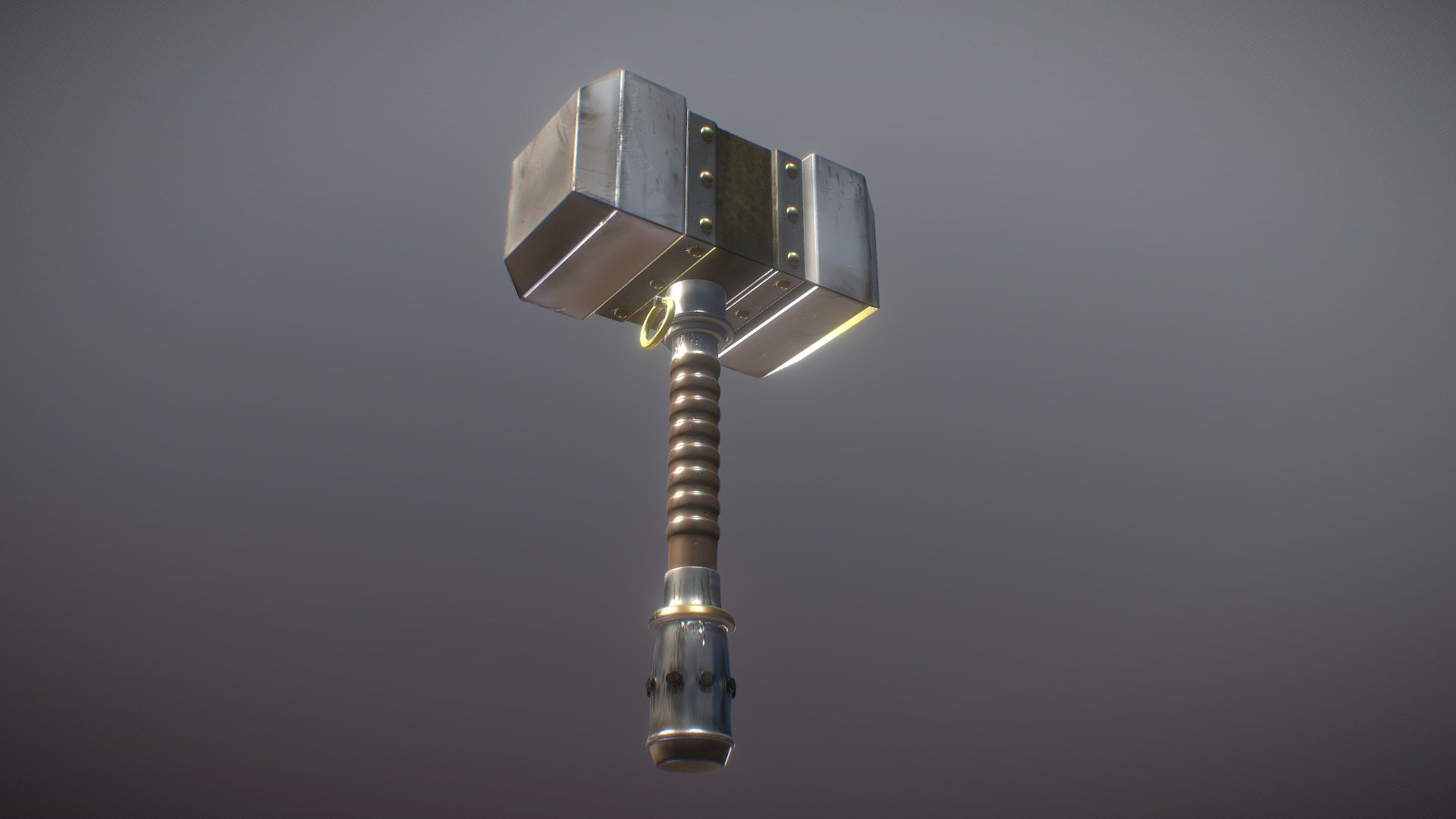 War hammer - Download Free 3D model by Montassar-f [2bdcab0] - Sketchfab
