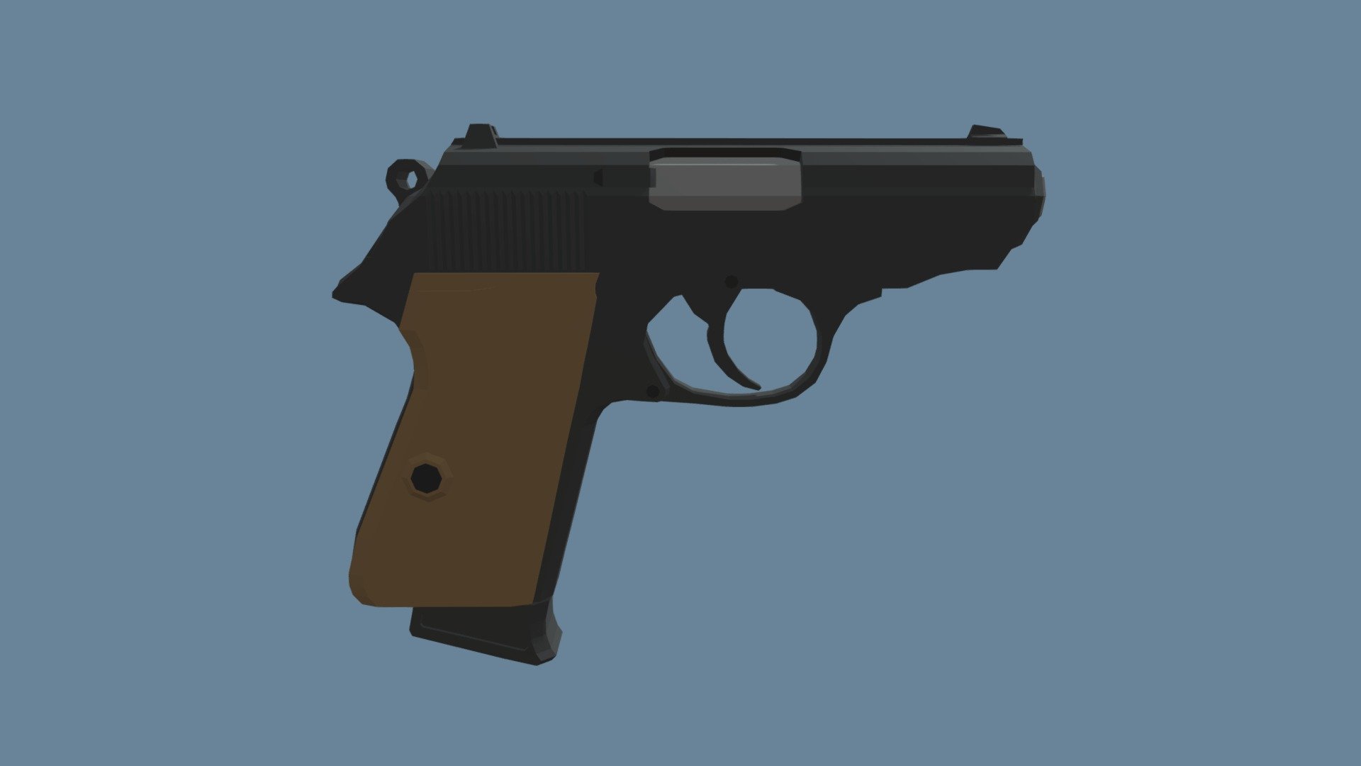 Walther PPK (Low-Poly) - Download Free 3D model by GoldbergR [2bdd4d6 ...