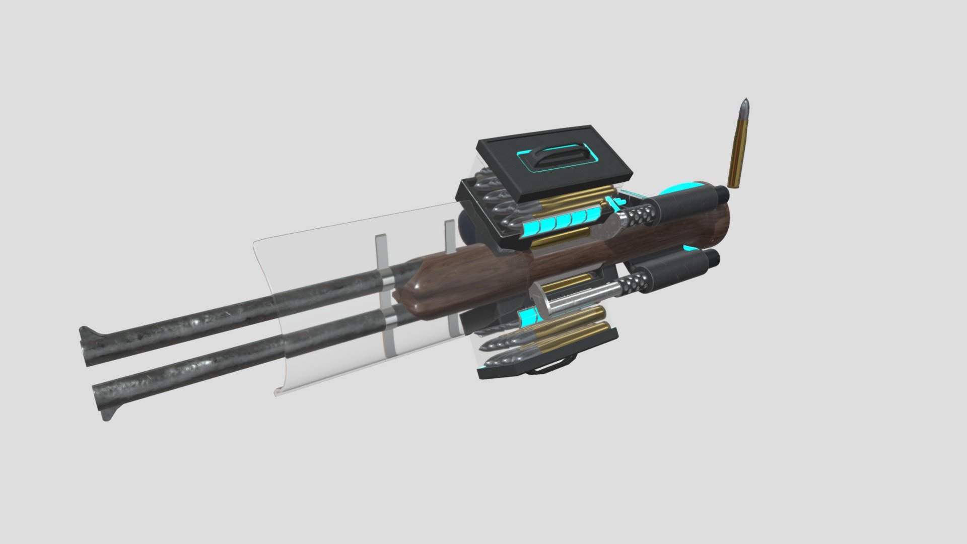 Automatic Bolt Action Mech Rifle v01 - 3D model by Taylor Lane ...