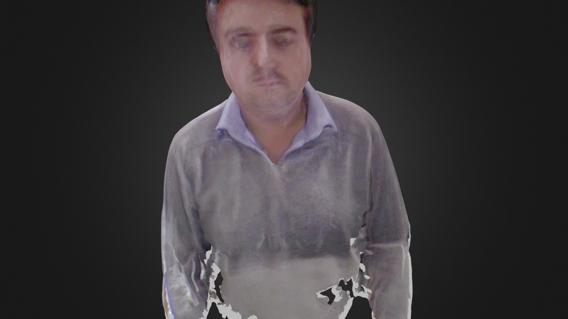Self Portrait Scan - 3D model by darthwilson [2bde2eb] - Sketchfab