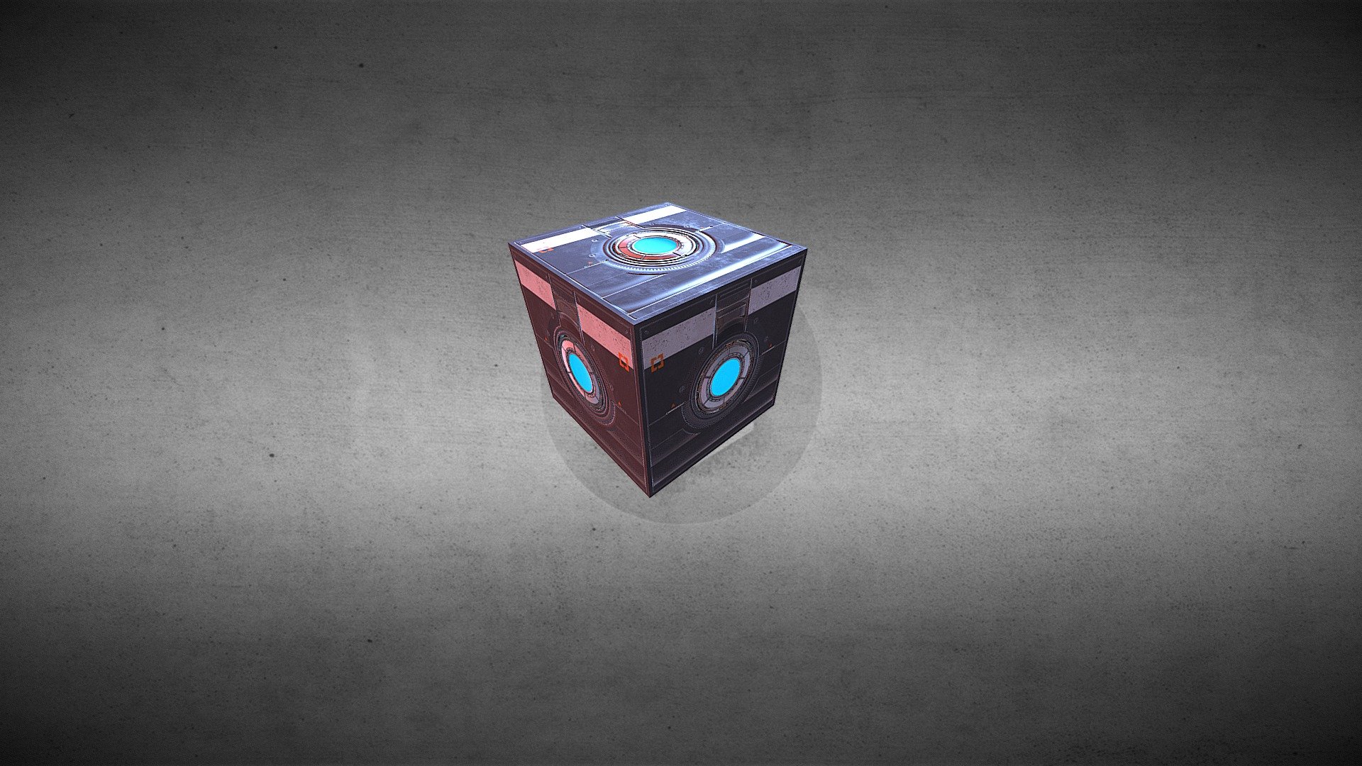 Portal Cube2 0 - 3D model by z3m0s [2bde845] - Sketchfab