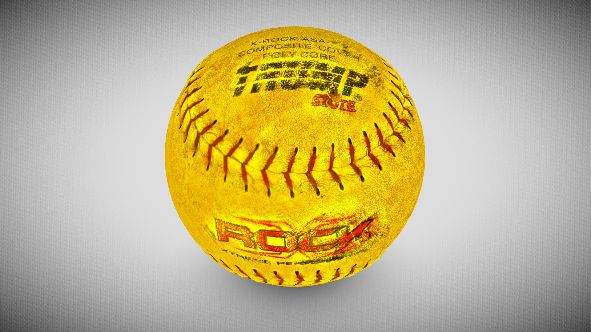 Official League Softball - Buy Royalty Free 3D model by johnnokomis ...