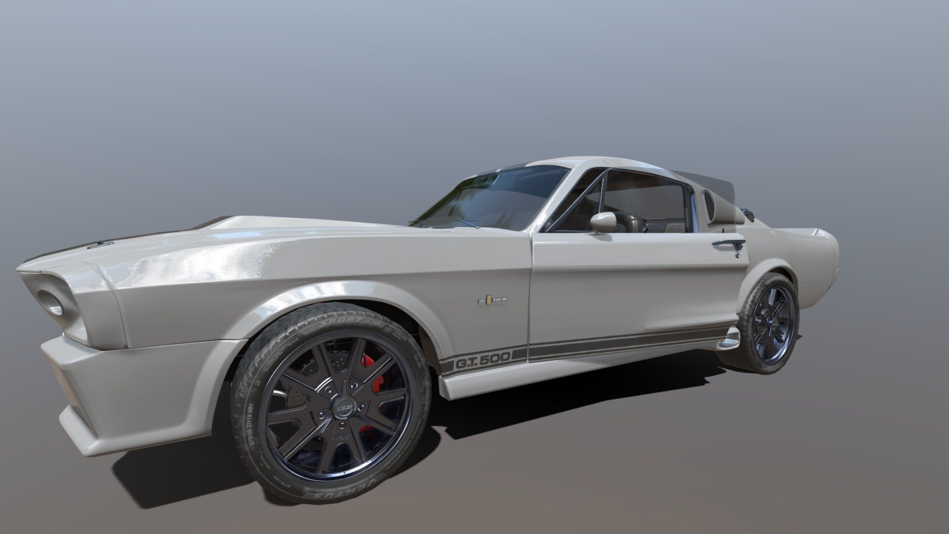 Ford Shelby GT500 Eleanor - 3D model by IgoruNya (@arhip10071) [2be0b0d ...