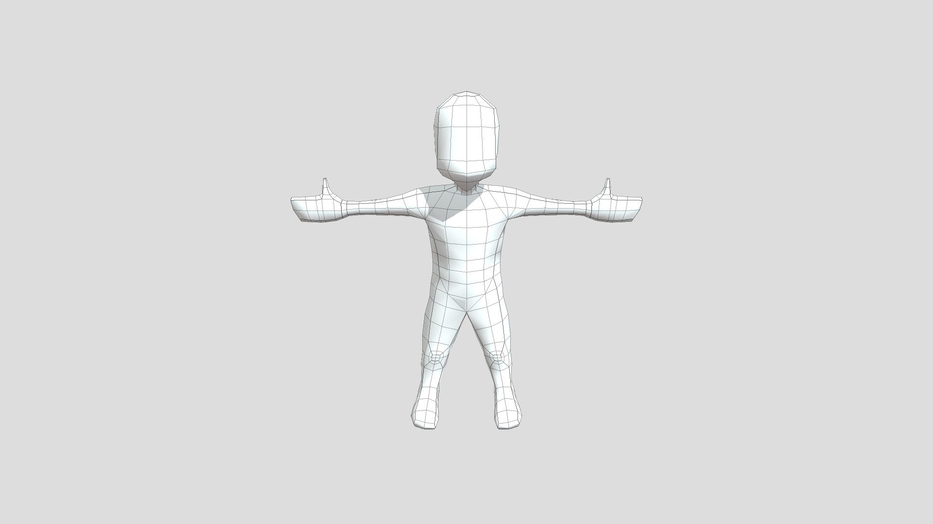 LowPoly Base Mesh SD Model - Download Free 3D model by thimor [2be0c70 ...