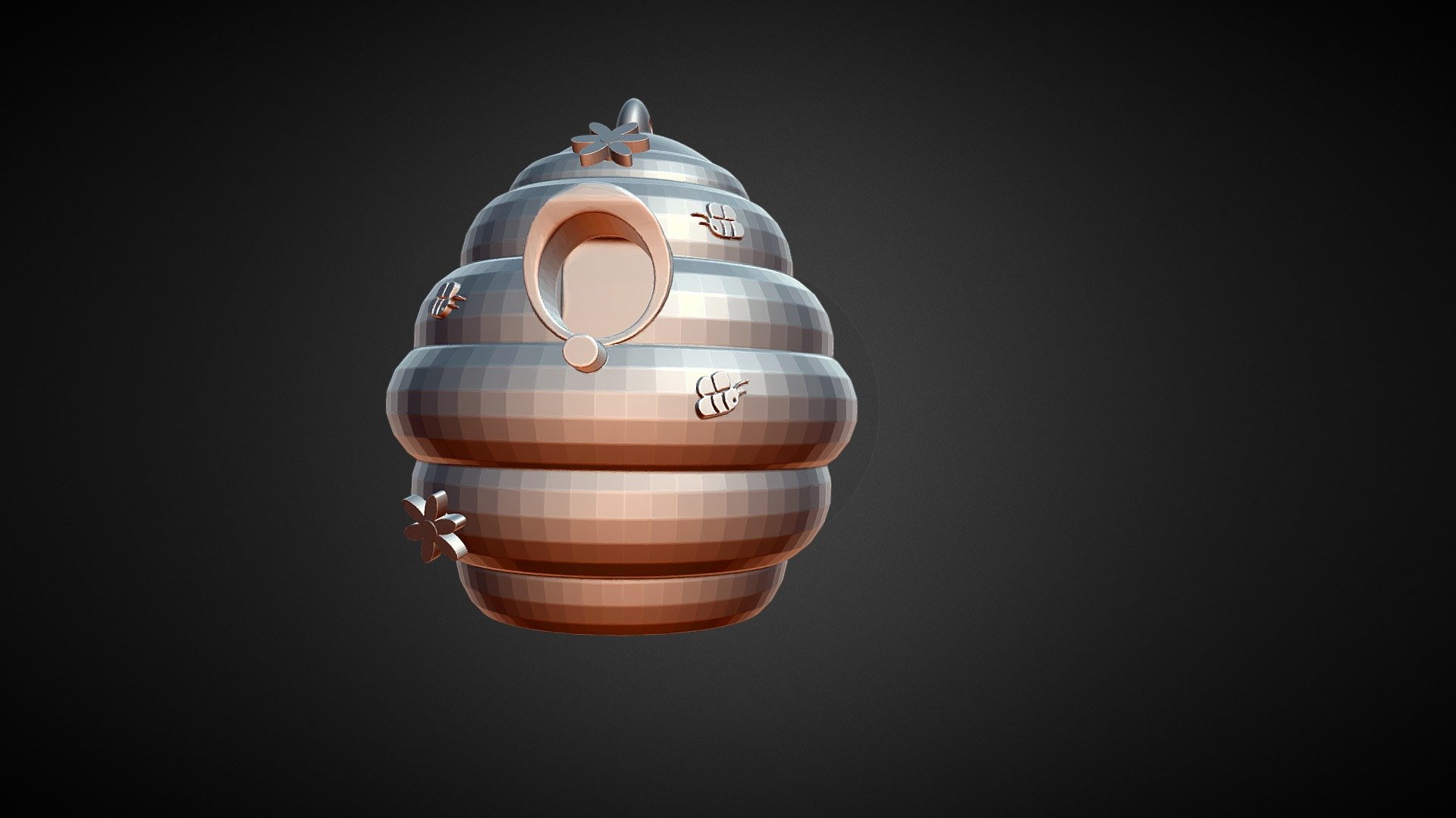 BEE HIVE BIRDS NEST COMBINED - Buy Royalty Free 3D model by Stephane ...