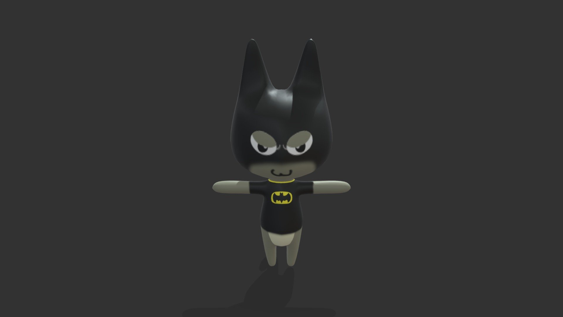 Batman Furry (Animal Crossing Cat) - Download Free 3D model by Zyklop ...