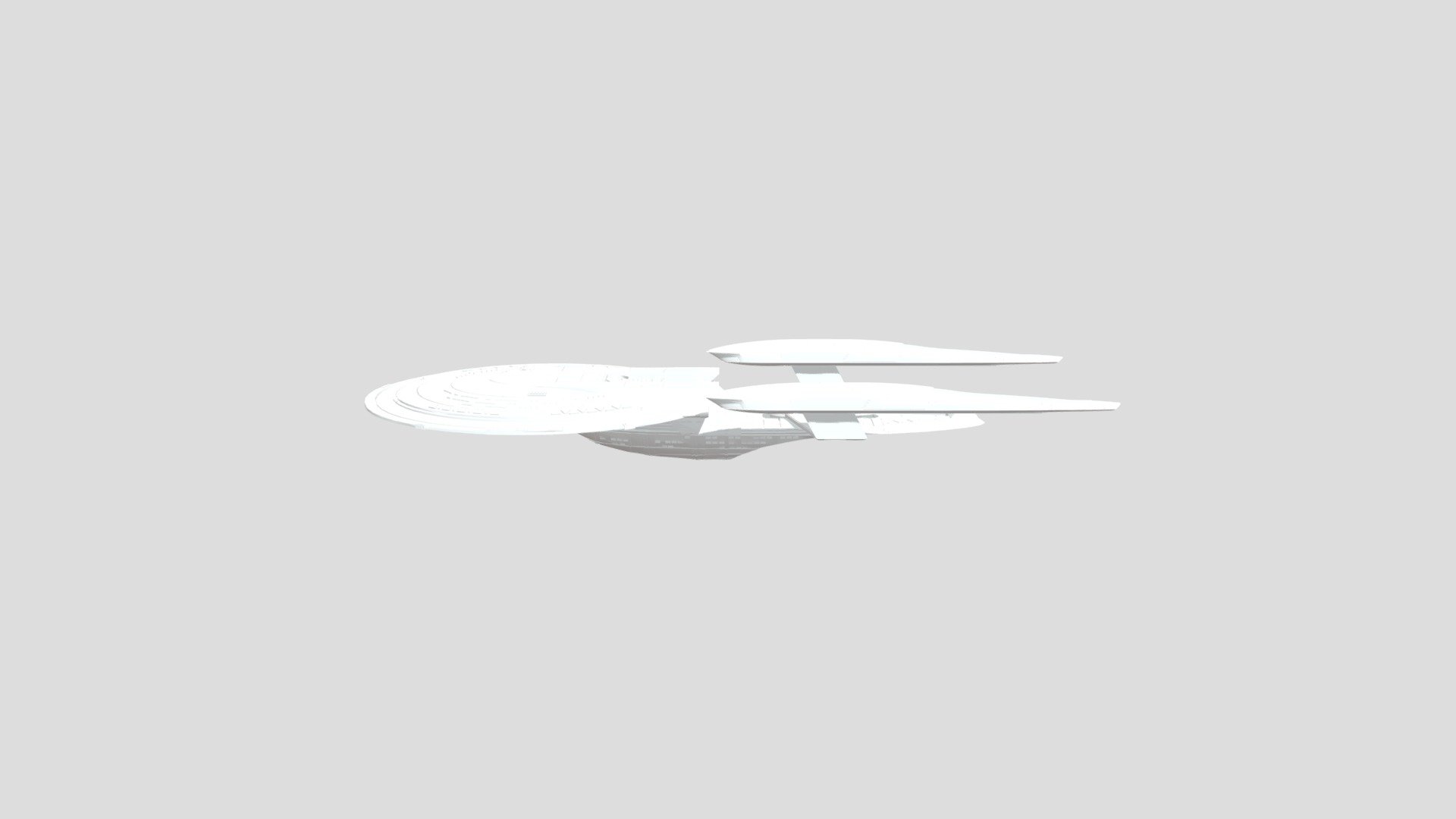 U.S.S. Excelsior - Download Free 3D model by Gman The Cruise Dude ...